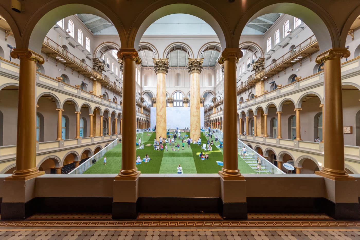 Lawn At The National Building Museum. Photos By Timothy Schenck ...